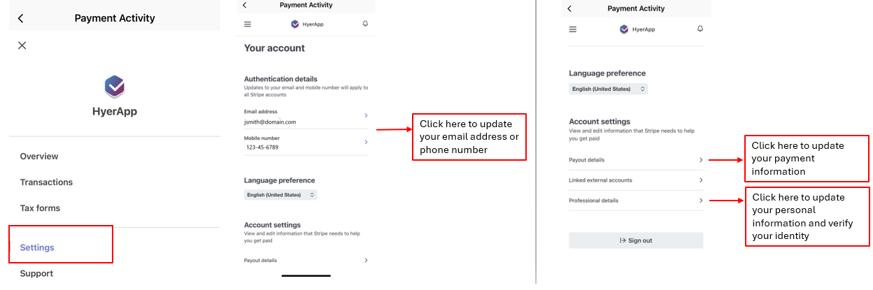 Updated Stripe Dashboard – Frictionless Enterprises, LLC