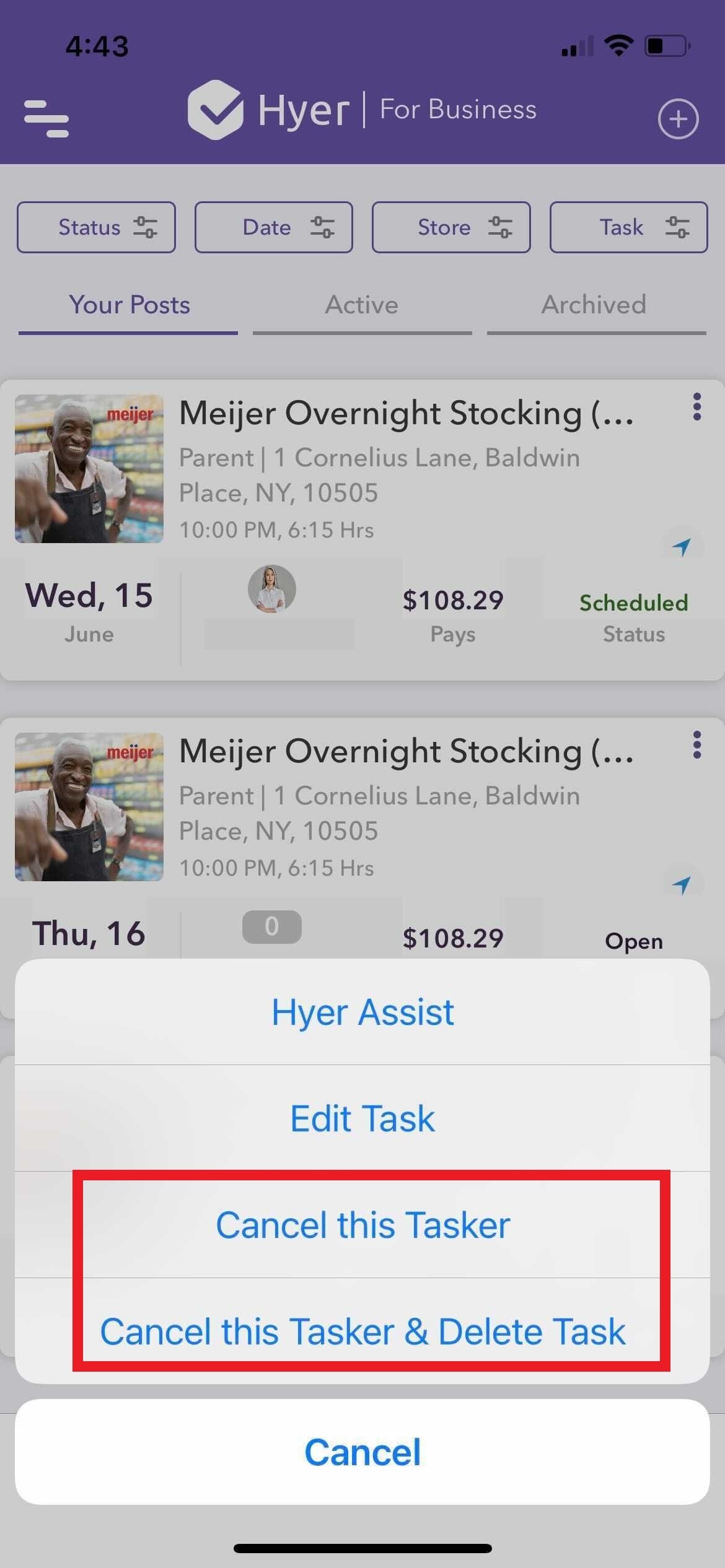 How do I Cancel a Task / What Happens When I Cancel a Task? (Customer ...
