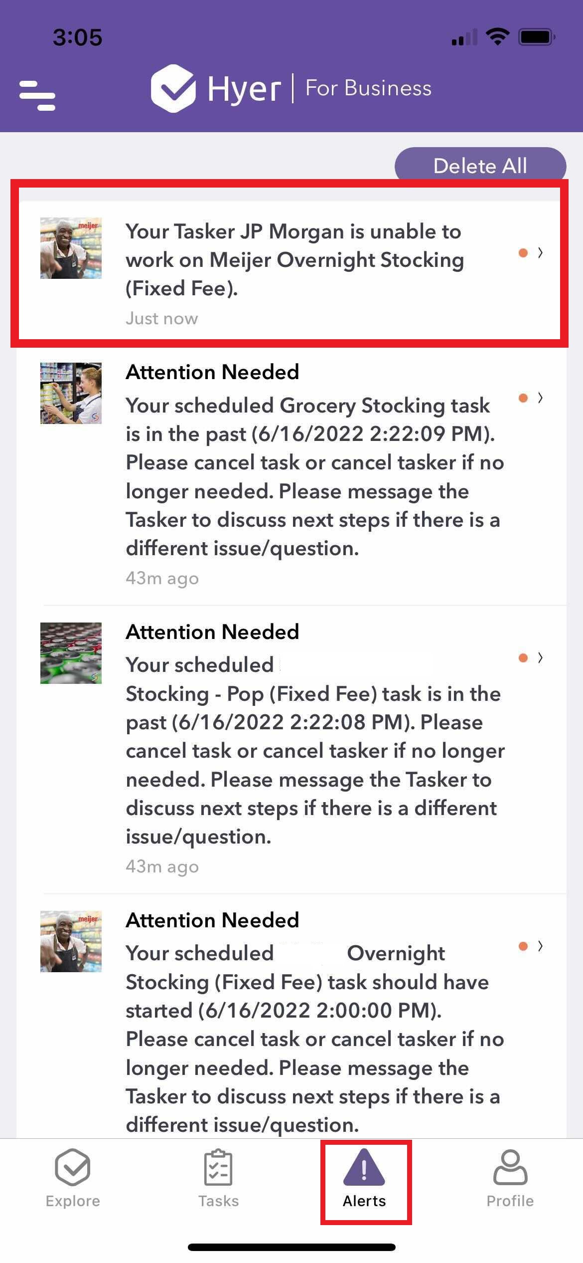 What happens when a Tasker cancels a task? – Frictionless Enterprises, LLC